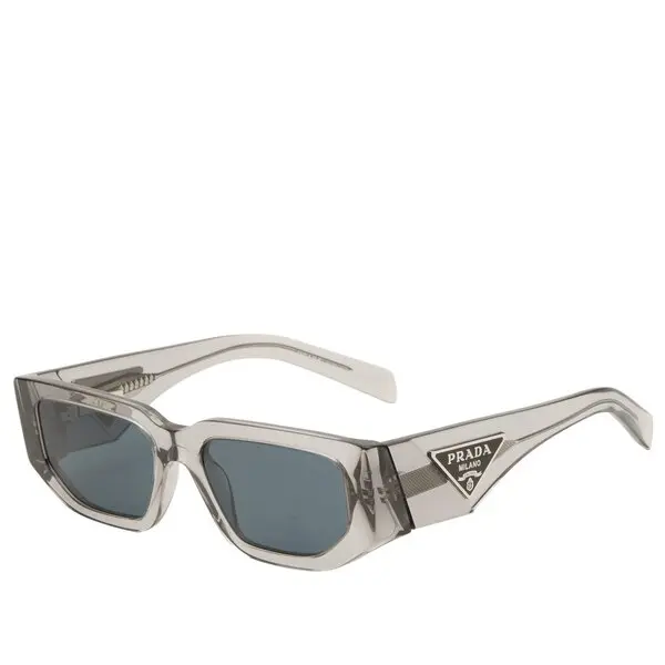 Prada 09zs Sunglasses - Transparent Asphalt/Dark Grey | Editorialist